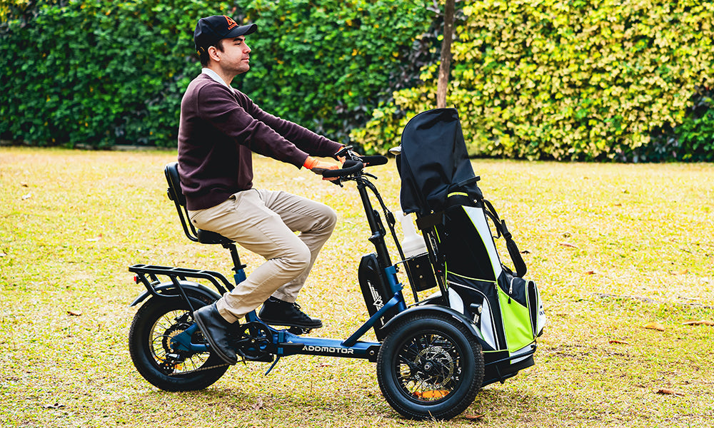 Addmotor SpytanX: Innovative Folding Electric Trike for Golfers & Acti
